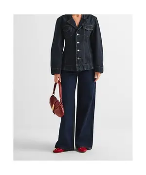 GANNI Wide Leg Jeans