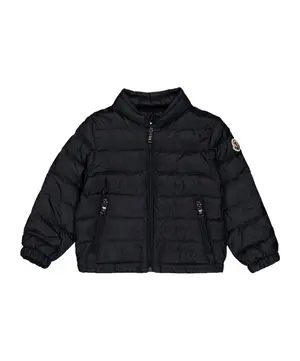 Moncler Logo Patch Quilted Down Jacket
