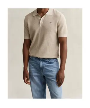 Gant Logo Short Sleeve Polo Shirt