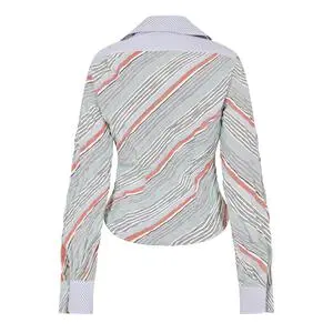 VIVIENNE WESTWOOD Long Sleeve Diagonal Striped Shirt