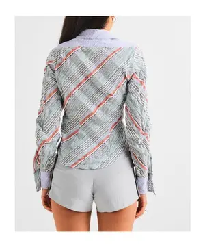 VIVIENNE WESTWOOD Long Sleeve Diagonal Striped Shirt