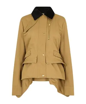 Alexander McQueen Herringbone Track Jacket - Nude