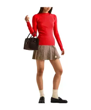 Moncler Ribbed Knit Crew Neck Jumper
