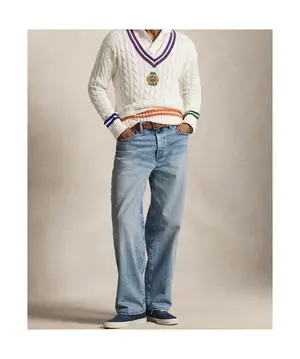 Polo Ralph Lauren Cable Knit V-neck Sweater