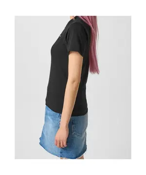 Play Comme Des Garcon Logo Crew Neck T-shirt - Black