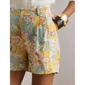 Ralph Lauren Tailored Floral Print Shorts