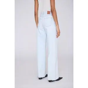 ANINE BING Wide Leg Jeans - White
