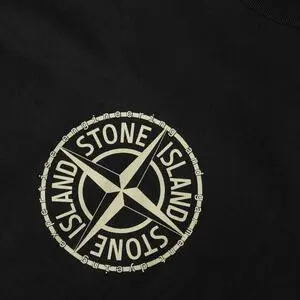Stone Island Logo Short-sleeved T-shirt