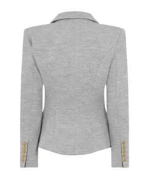 Balmain Notched Lapel Double-breasted Jacket
