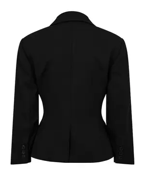 Versace Waist-hugging Single-breasted Jacket