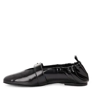 GANNI Buckle Detail Ballet Flats