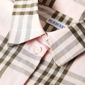 Burberry Long Sleeve Plaid Shirt