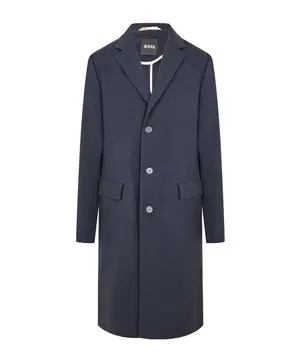 Hugo Boss Minimalist Warm Coat - Black