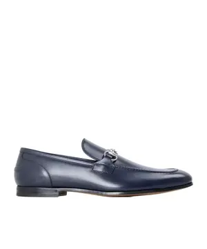 Gucci Horsebit Leather Jordaan Loafers - Blue