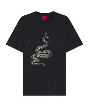 Hugo Boss Printed Short-sleeved T-shirt - Black
