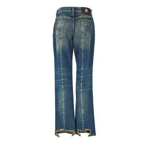 Versace Slim Fit Ripped Jeans