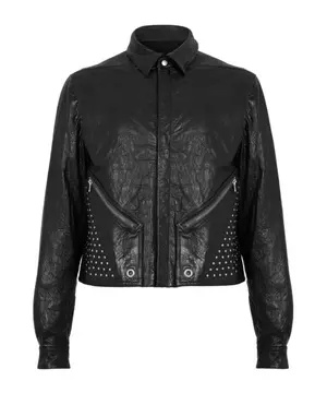 Rick Owens Studded Leather Jacket