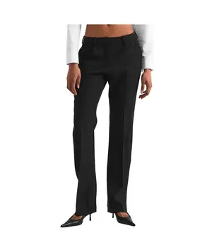 Balenciaga High-waisted Slim-fit Trousers With Front Pleats
