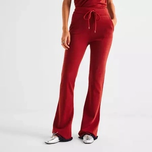 VIVIENNE WESTWOOD Flared Joggers With Saturn Embroidery - Red