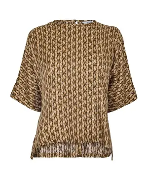 Max Mara Printed Cover-up - Brown