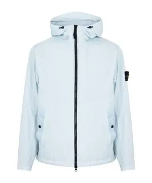 Stone Island Crinkle Rep Hooded Bomber Jacket