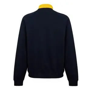 Versace Minimalist Long-sleeve Polo Shirt