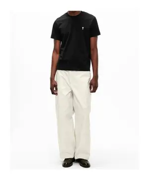 AMI Paris Logo Short-sleeved T-shirt - Black