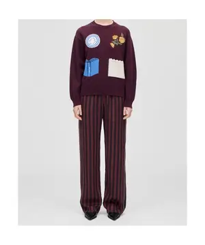 Stine Goya Crew Neck Long-sleeved Knitwear