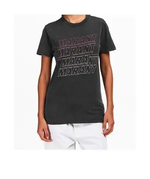 Isabel Marant Étoile Logo Printed T-shirt