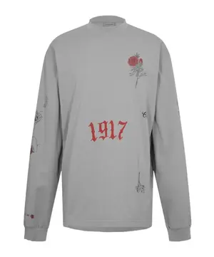 Balenciaga Printed Long-sleeved T-shirt