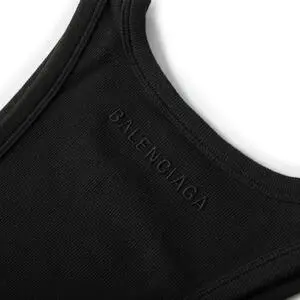 Balenciaga Ribbed Slim Fit Tank Vest