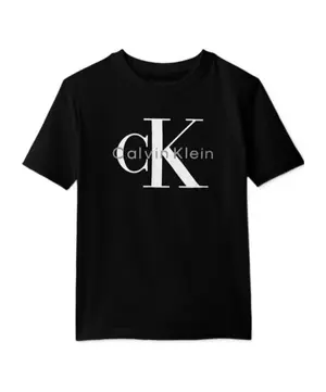 Calvin Klein Logo T-shirt Jn63 - Black