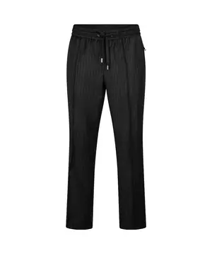 Dolce & Gabbana Striped Trousers - Black