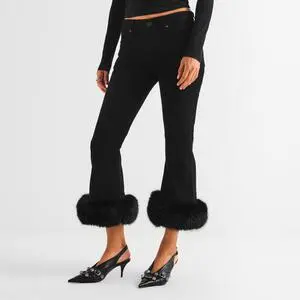 Balenciaga Solid Color Casual Pants
