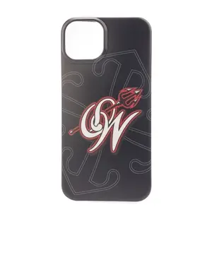 Off-White Minimalist Style Phone Case - Black