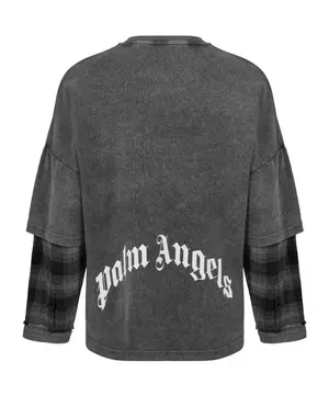Palm Angels Printed Long-sleeved T-shirt