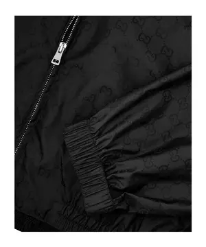 Gucci Monogram Hooded Zip-up Jacket