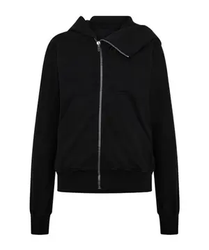 Rick Owens Zippered Hoodie - Black