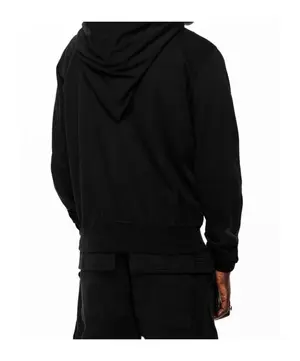 Rick Owens Zippered Hoodie - Black