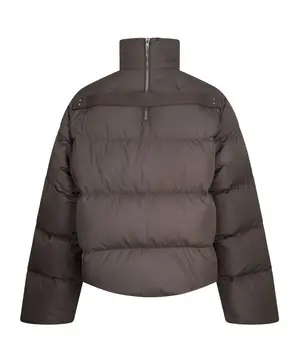 Rick Owens Down Jacket With Stand Collar