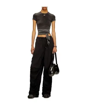 DIESEL® Solid Color Short Sleeve Top