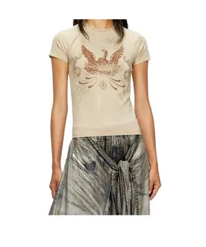 DIESEL® Logo T-shirt - Nude
