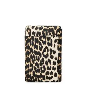 GANNI Travel Wallet Printed Zip Around Purse