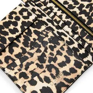 GANNI Travel Wallet Printed Zip Around Purse