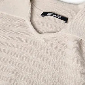 Jacquemus Short-sleeved Knit Polo Shirt