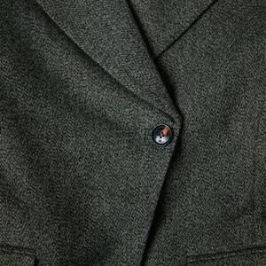 GANNI Fitted Blazer With Notched Lapel