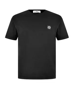 Stone Island Logo Patch T-shirt - Black