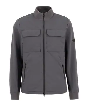 Barbour Zipper Casual Jacket - Black