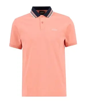 Barbour Logo Short-sleeved Polo Shirt - Pink