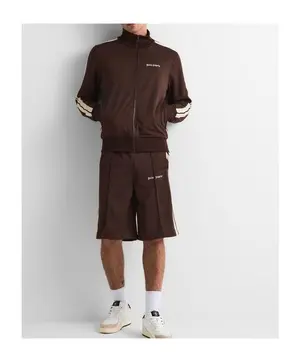 Palm Angels Slim-fit Sports Jacket With Logo Branding
